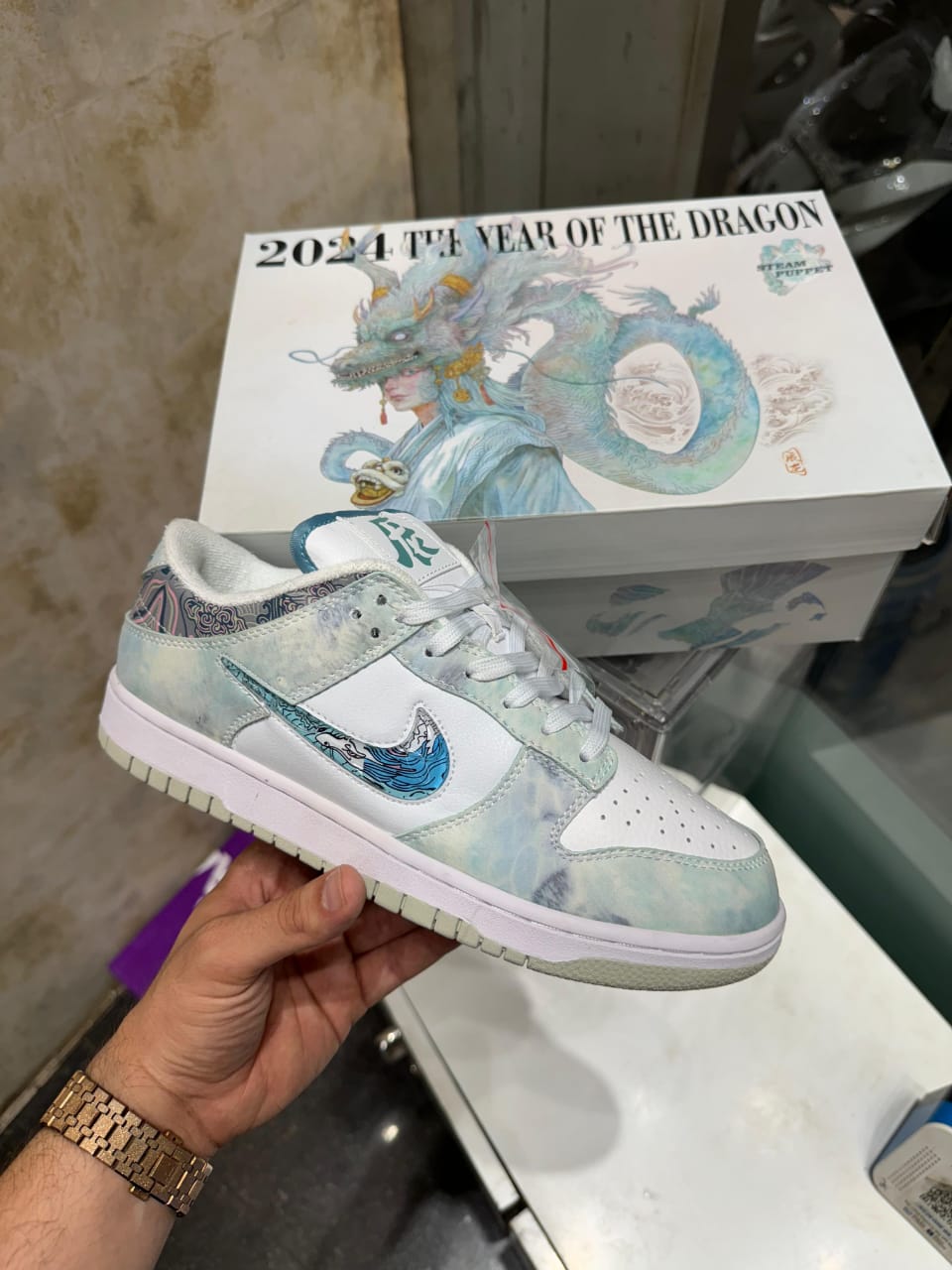 NIKE SB DUNK YEAR OF THE DRAGON STEAM PUPPET – Snapkicks